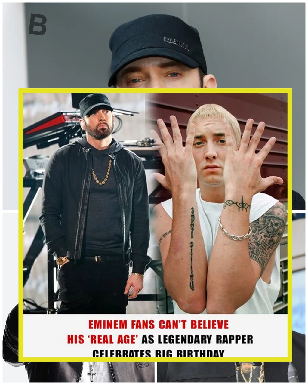 Los fanáticos de Eminem no pueden creer su “edad real” mientras el ...
