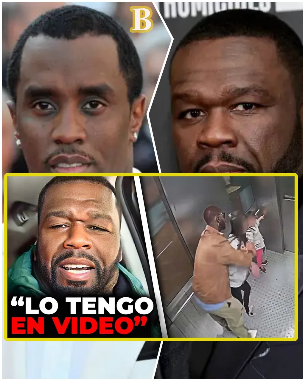 ¡Exclusiva! 50 Cent Revela Imágenes Que Ponen A Diddy En El Ojo Del Huracán Legal - News