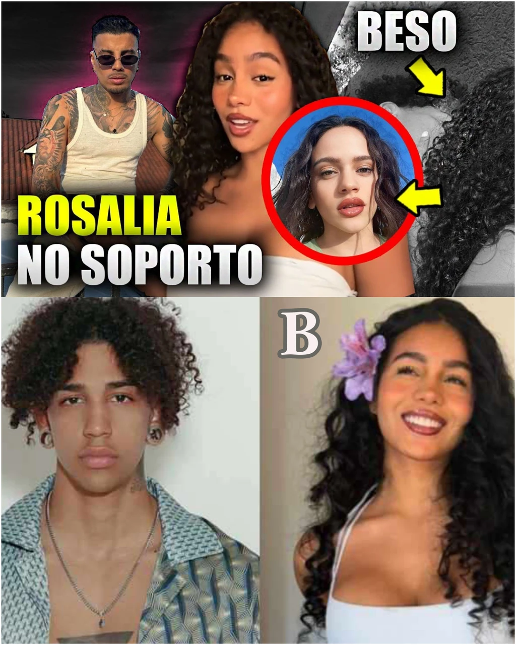 ¡Escándalo Total! Rosalía Furiosa tras el Beso de Rauw Alejandro y ...