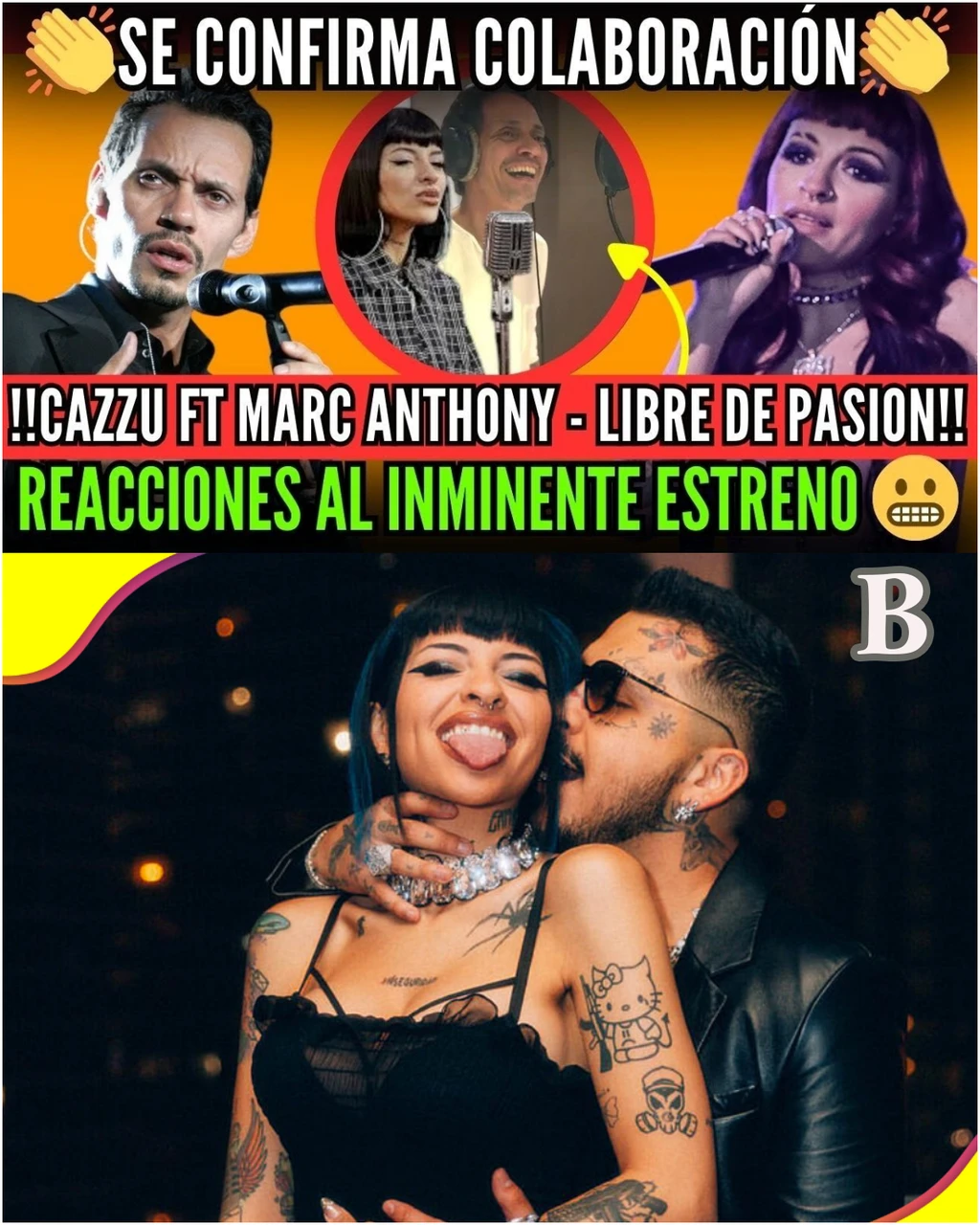 ¡"Libre de Pasión": La Colaboración Épica entre Cazzú y Marc Anthony ...