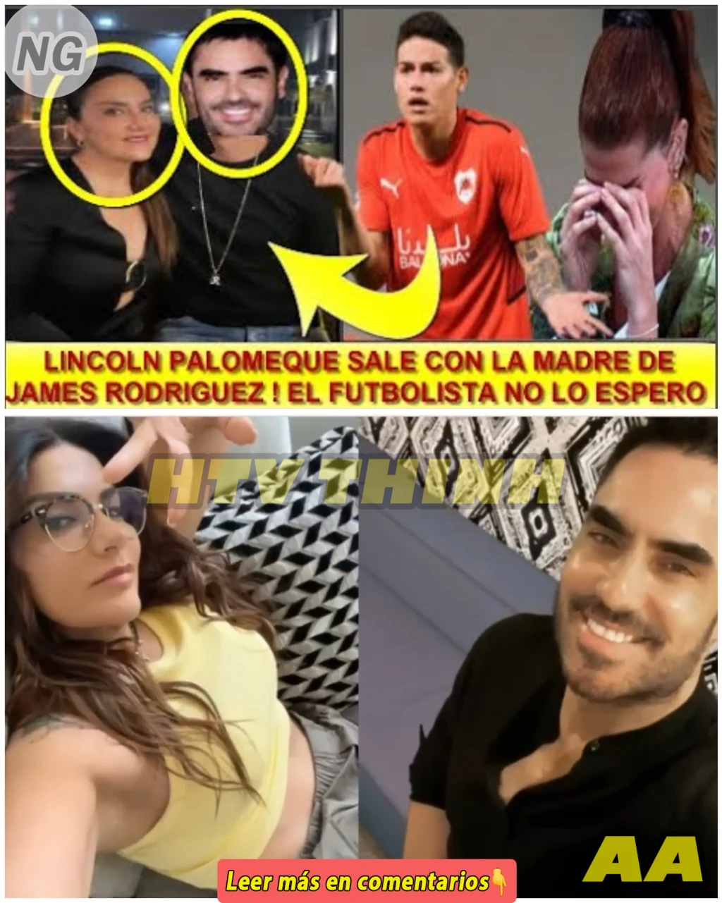 ¡Escándalo total! Lincoln Palomeque y la madre de James Rodríguez ...