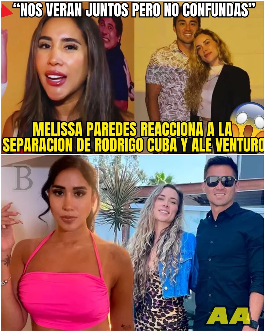Melissa Paredes responde a los rumores sobre su separación con Rodrigo ...