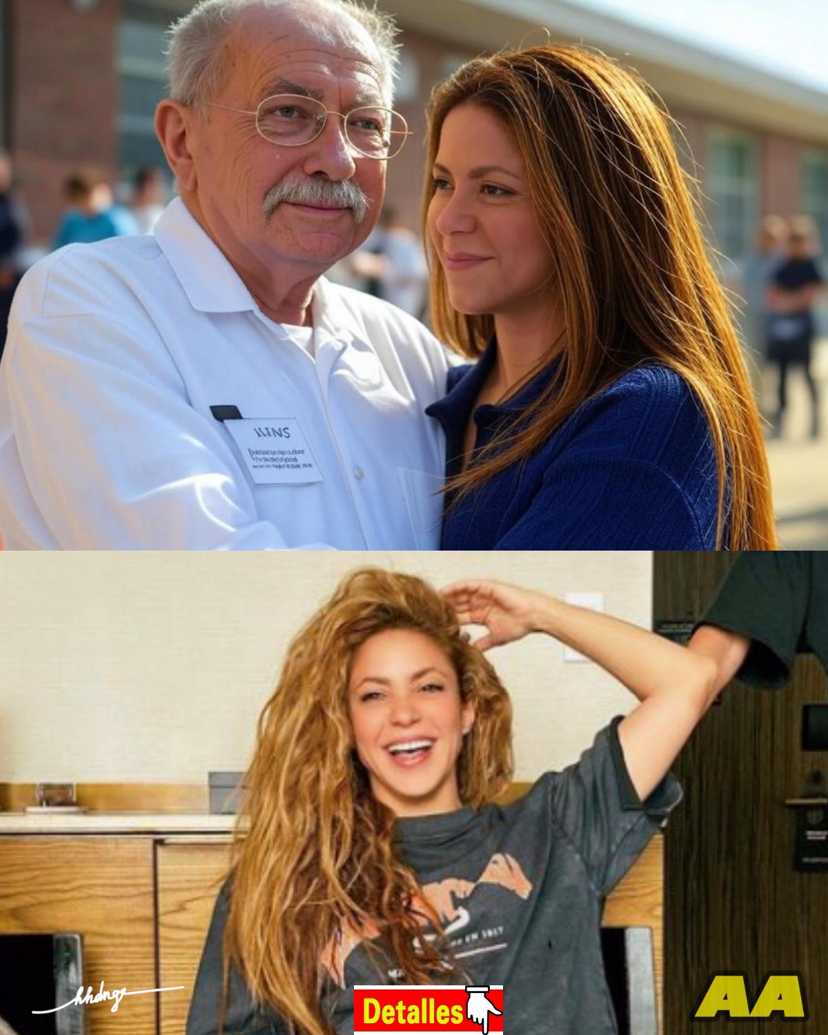 Shakira visita su antigua secundaria y vive un momento tan profundo que las redes no dejan de ...