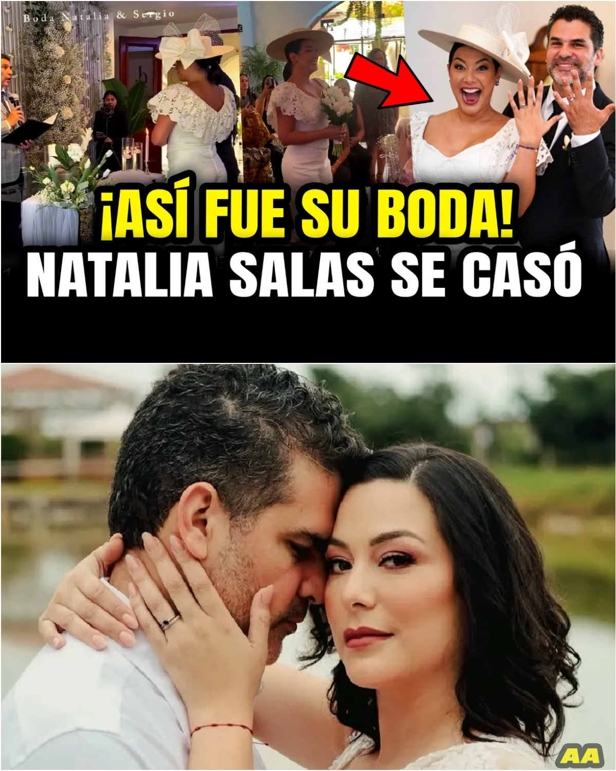 Emoción y amor: La hermosa boda de Natalia Salas y Sergio Coloma - News