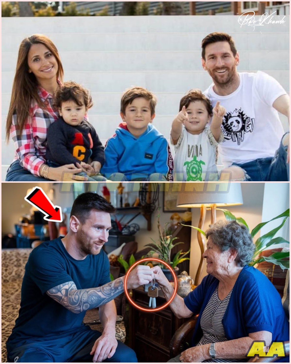 Leo Messi Sorprende a Doña Tereza! La Señora que lo Crio cuando era ...