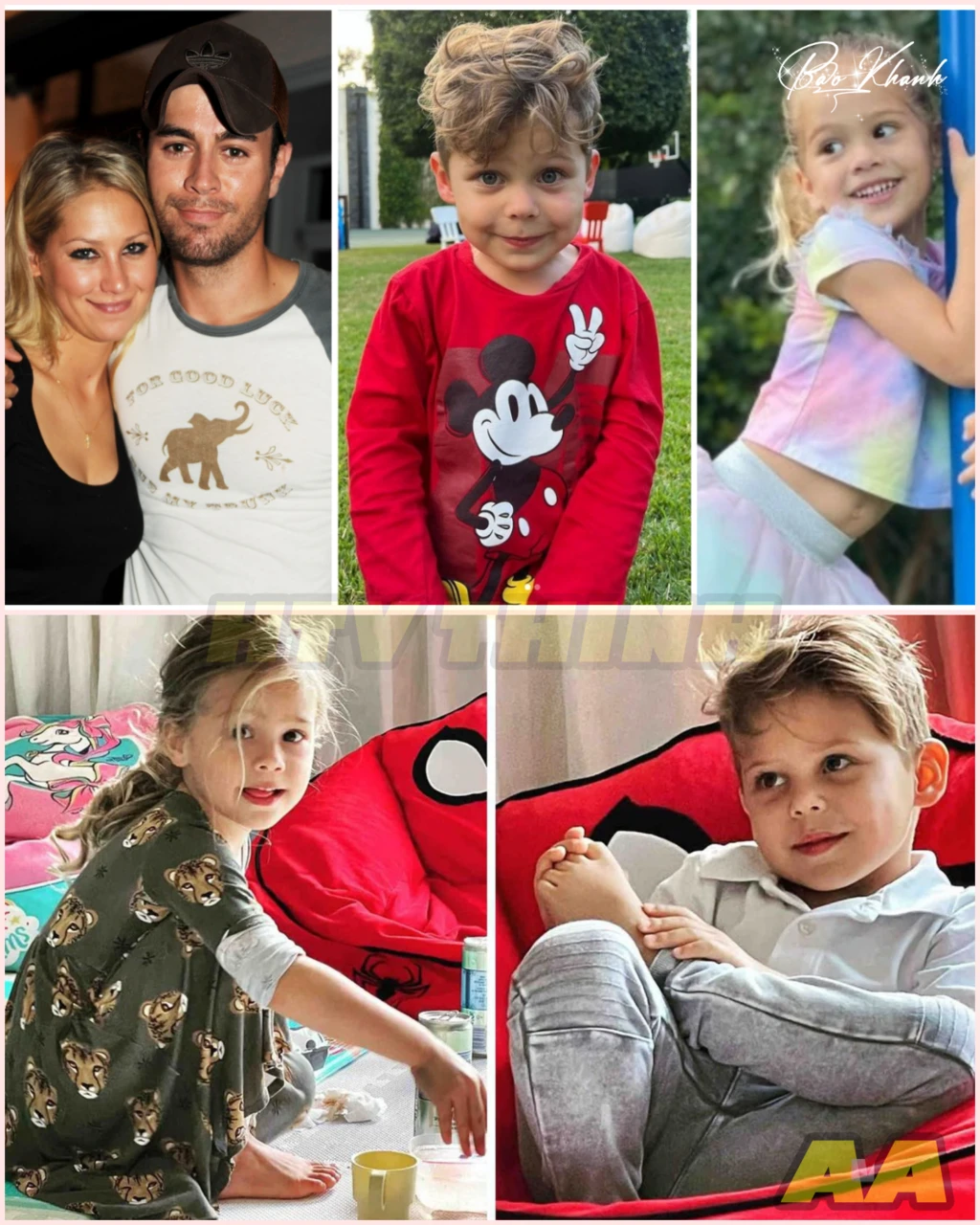 Enrique Iglesias y Anna Kournikova presentan a sus hijos - News