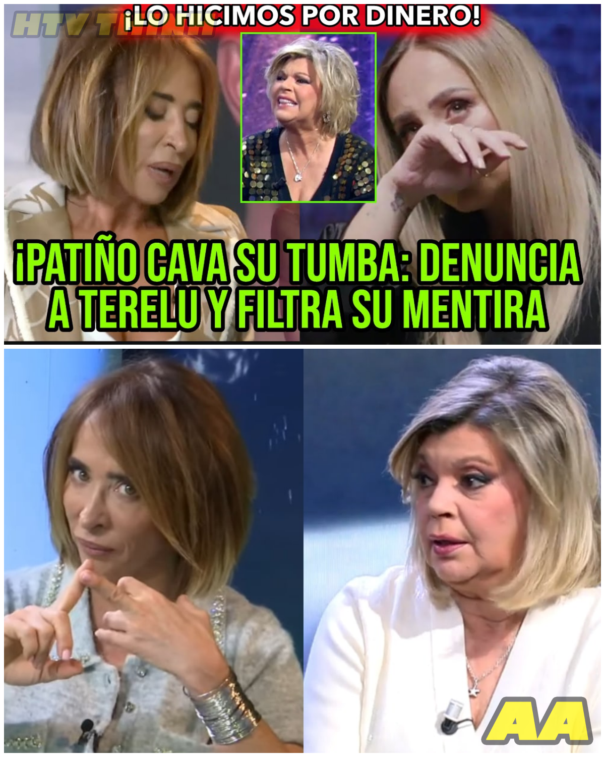 💥 RUINA TOTAL MARÍA PATIÑO! CONFIESA FARSA X ROCÍO FLORES Y TERELU ...