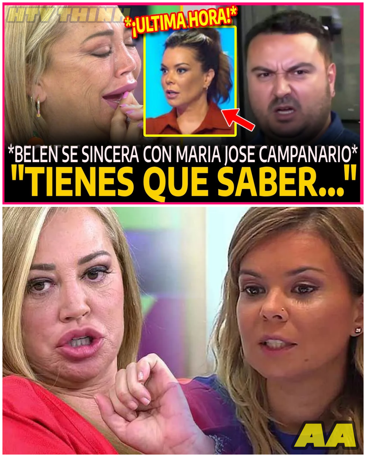 💥 BELÉN ESTEBAN Llama LLORANDO a Su ENEMIGA HISTÓRICA: MARÍA JOSÉ ...