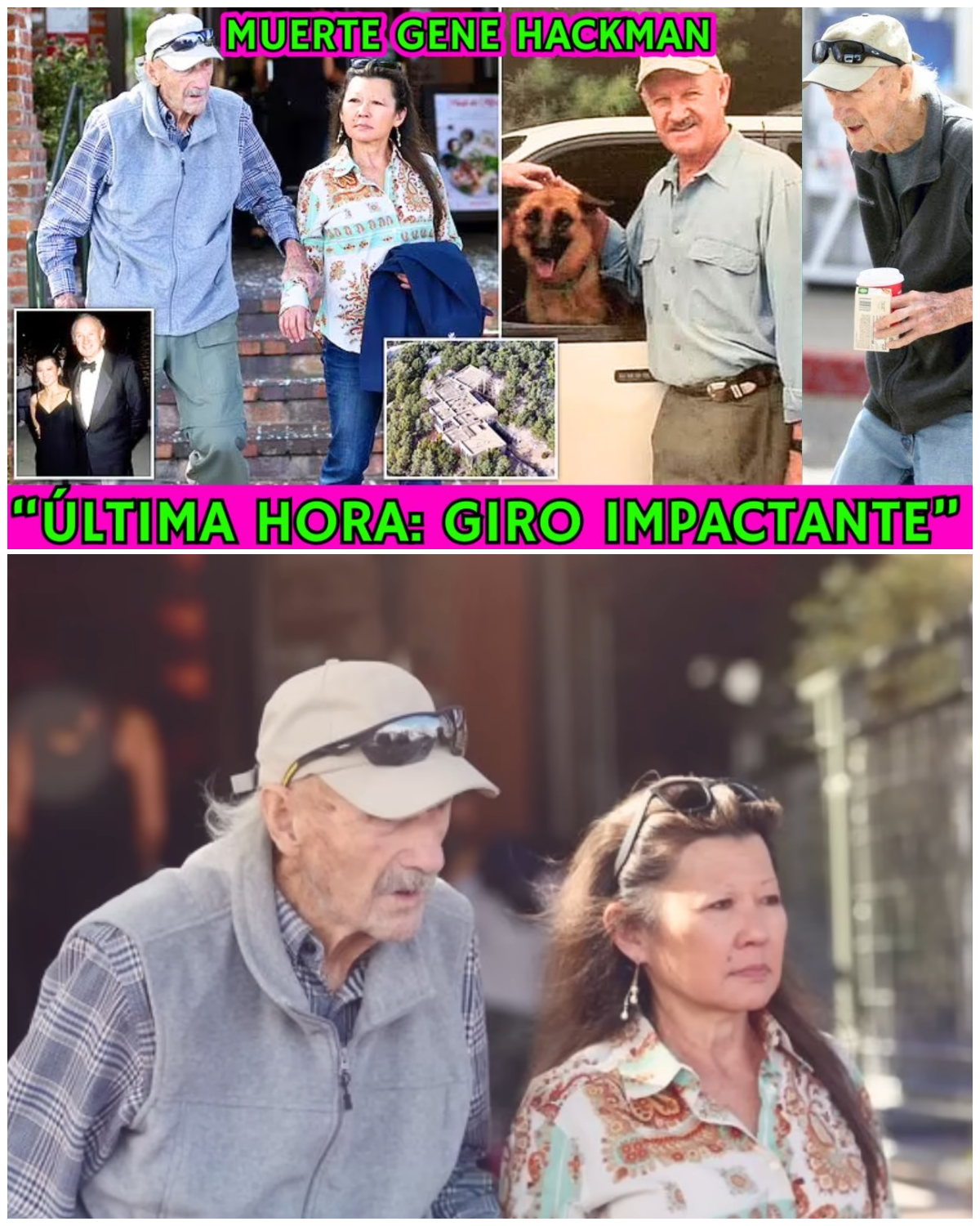 🚨 GIRO INESPERADO Sobre La MUERTE Del ACTOR GENE HACKMAN y Su MUJER ...