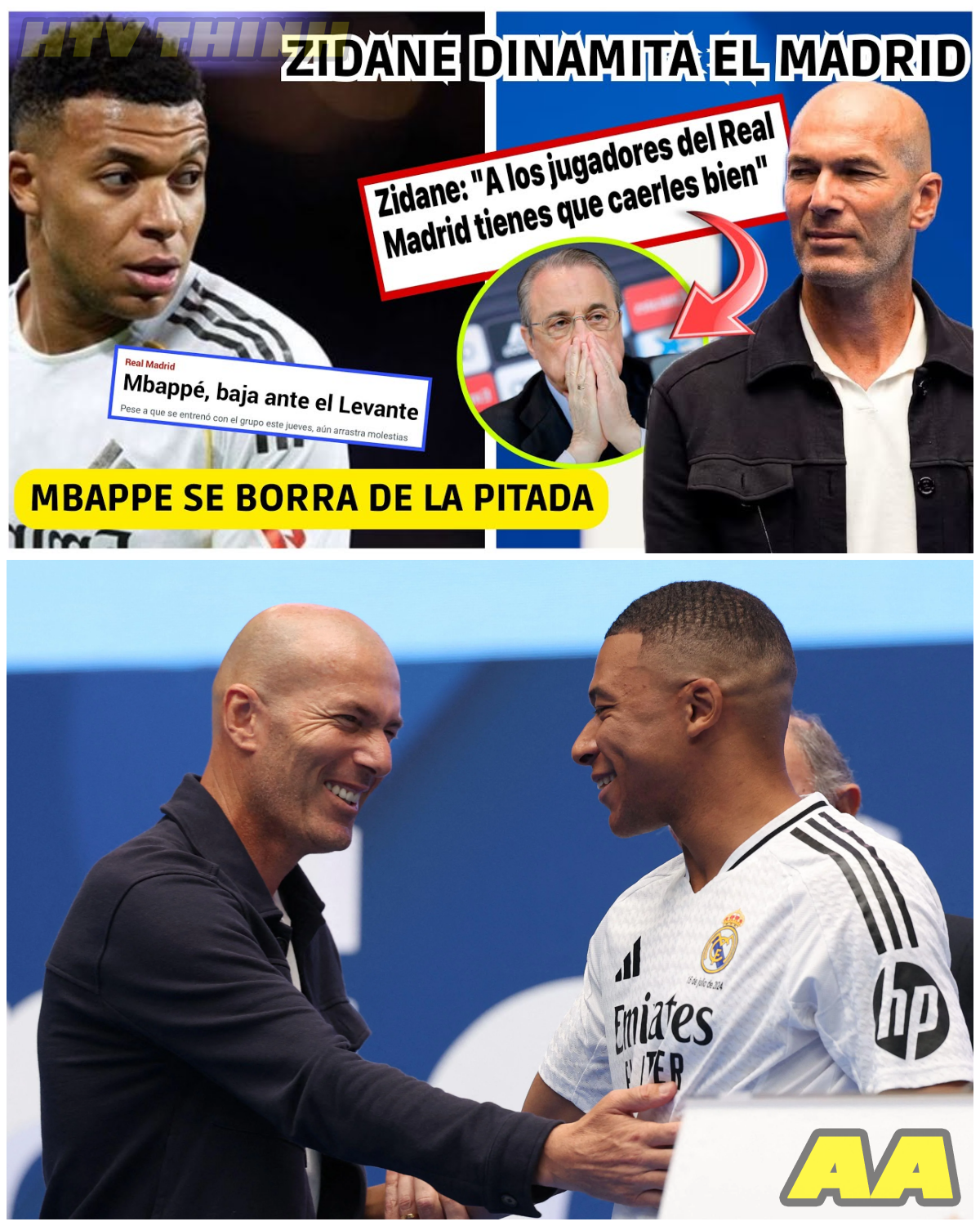 💥 MBAPPE SE BORRA de LA PITADA DEL BERNABEU y ZIDANE DINAMITA EL MADRID ...
