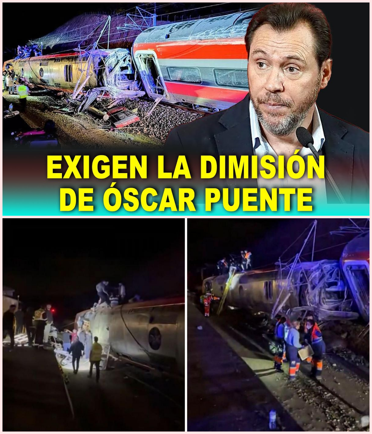 🚨 Exigen la DIMISIÓN de Óscar Puente por el accidente mortal de los ...