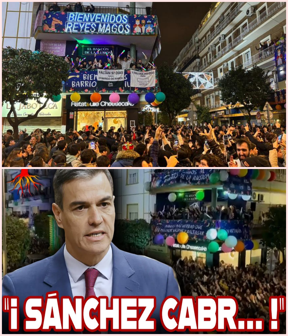 Abucheos a Pedro Sánchez en la Cabalgata de Reyes Magos de Sevilla: Un ...